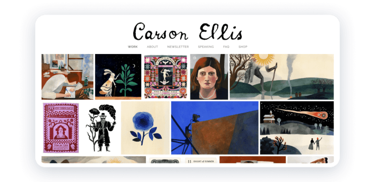 Best Art Portfolio Examples In 2025 | Weblium