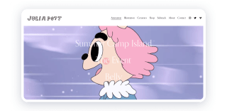 Best Art Portfolio Examples In 2025 | Weblium