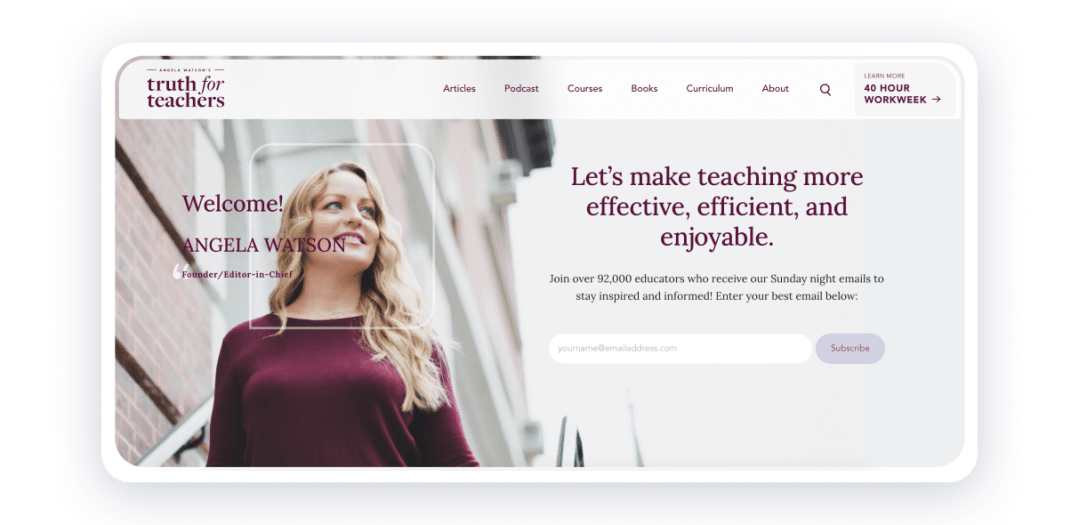 Best Teacher Website Examples in 2025 | Weblium