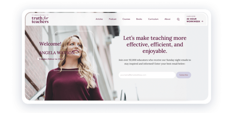 Teacher Website Examples That Stand Out | Weblium