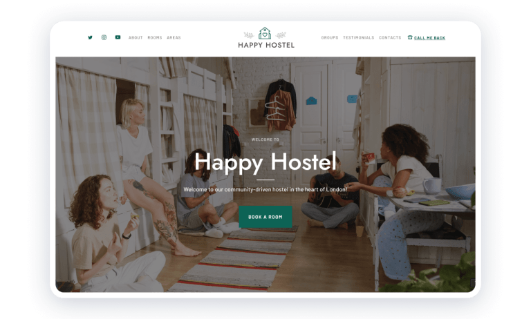 20 Impressive Hotel Website Examples | Weblium - Weblium Blog