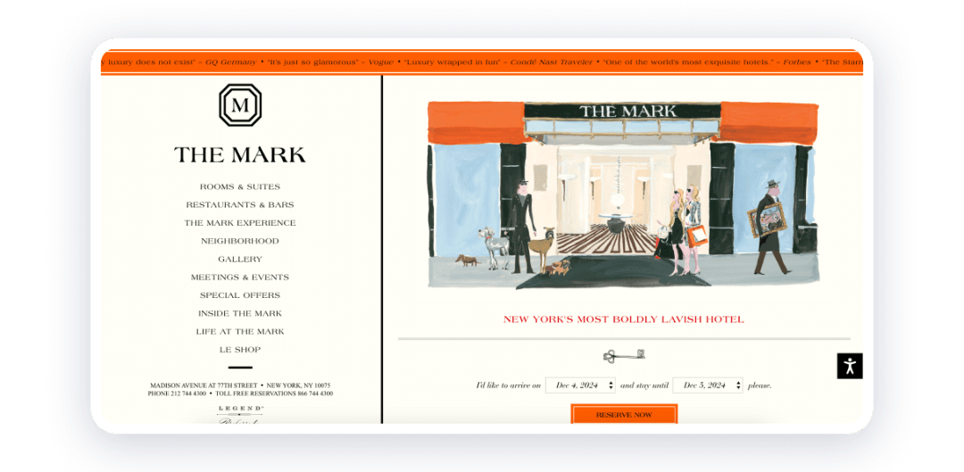 20 Impressive Hotel Website Examples | Weblium - Weblium Blog