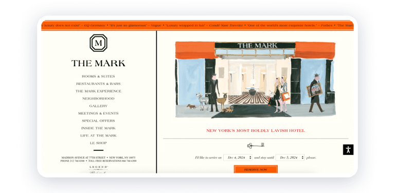 20 Impressive Hotel Website Examples | Weblium - Weblium Blog