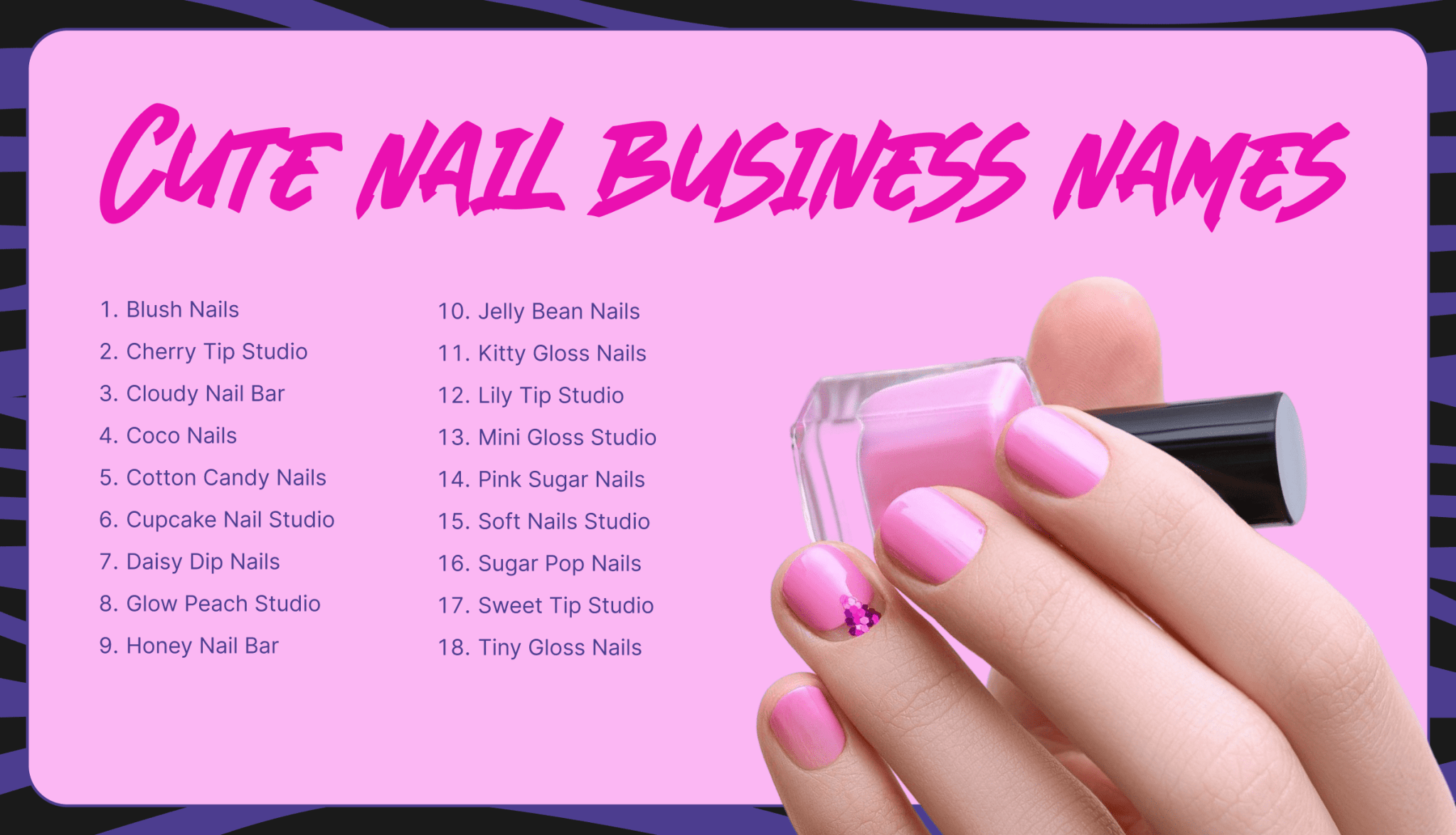 300+ Nail Business Names and Getting Started Guide - Weblium Blog
