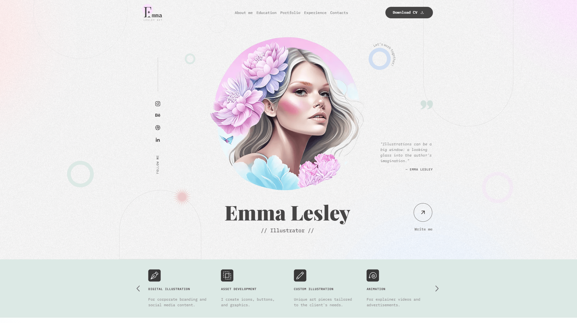 Professional and Successful Resume Website Examples - Weblium Blog
