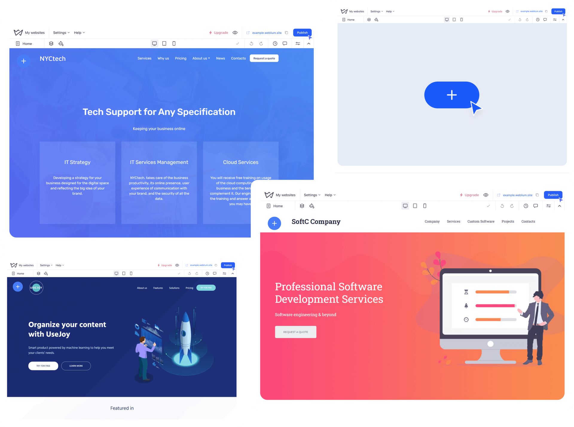 Collaborative Website Builder | Weblium