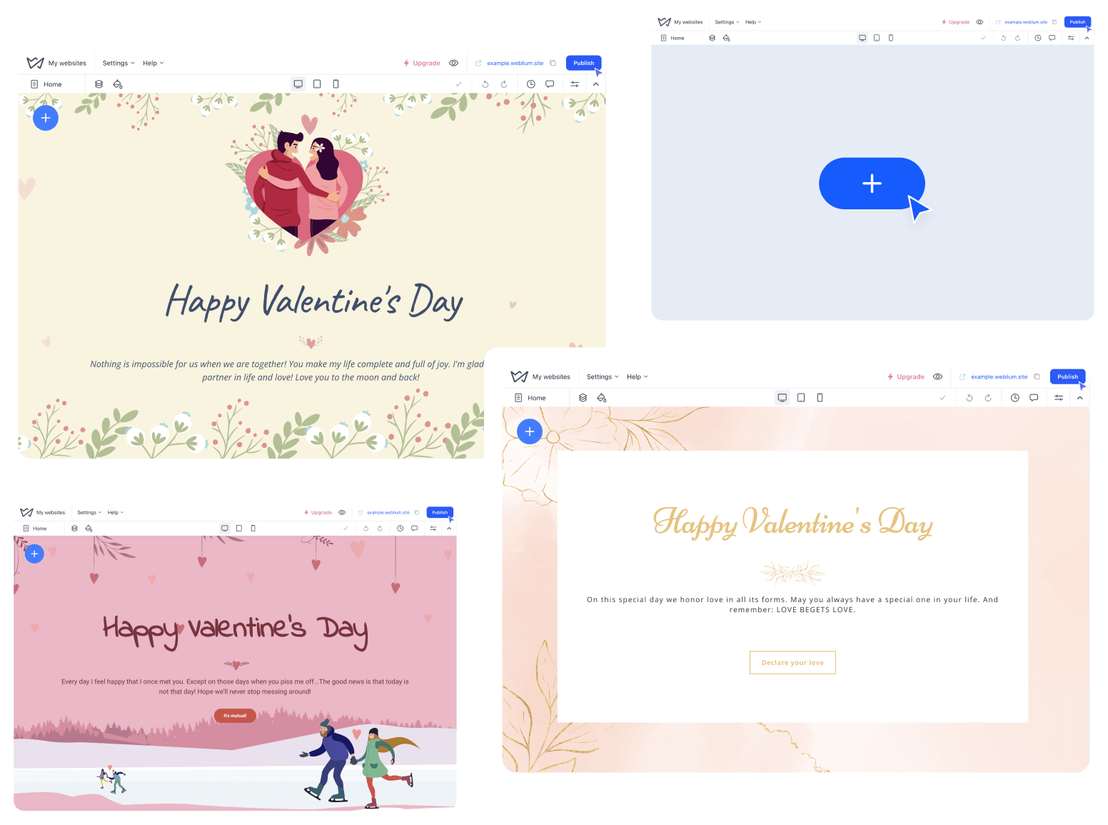 Valentine Website Templates | Weblium