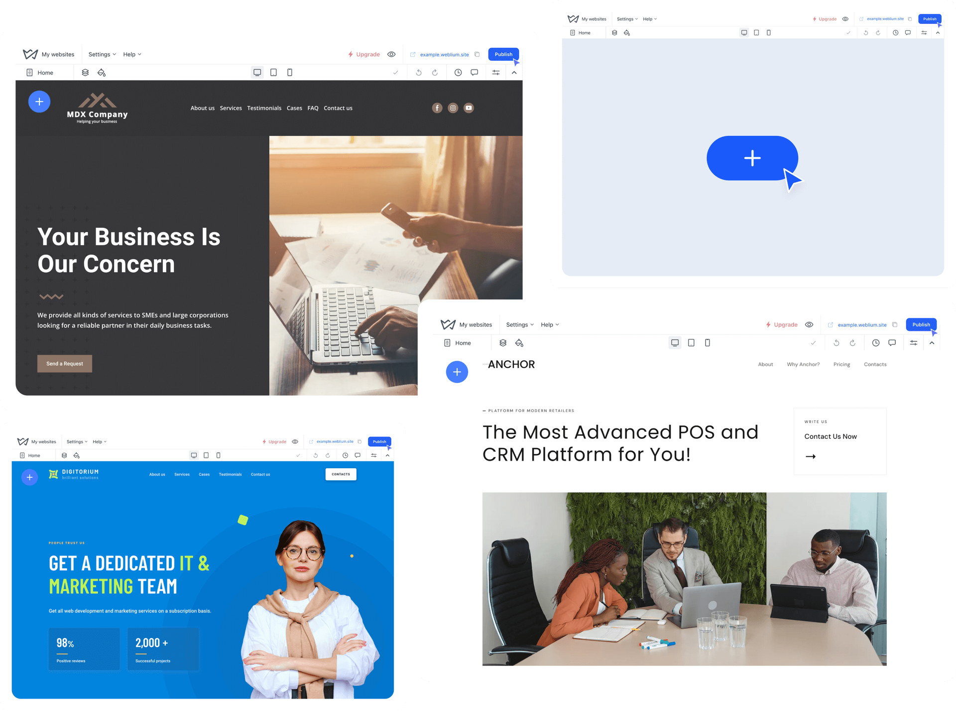 Create a Dummy Website | Weblium