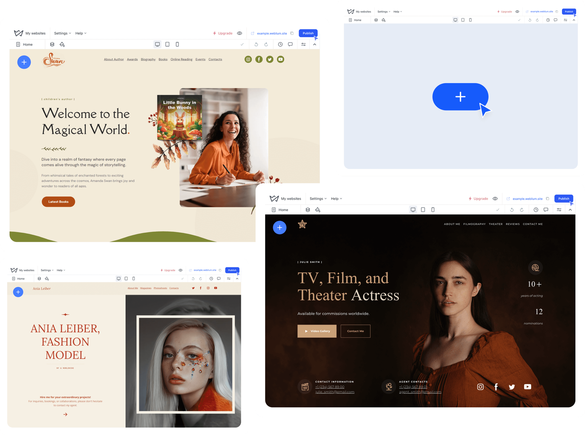 Create a Free Portfolio Website | Weblium