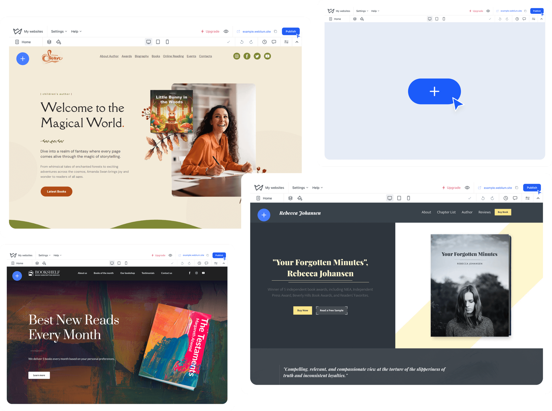 Make a Book Website | Weblium