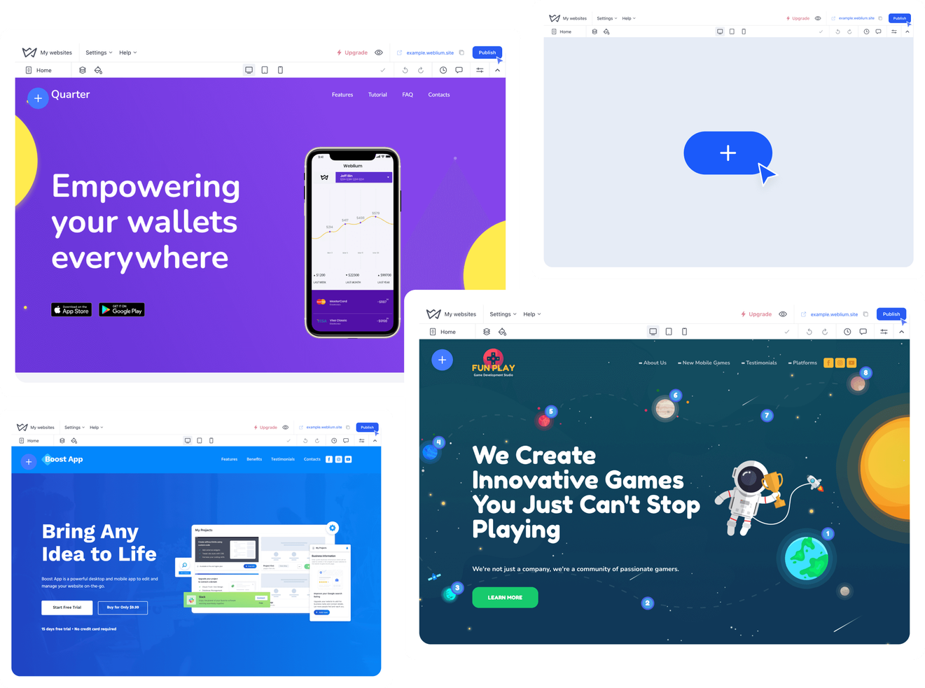 Create a Game Website For Free | Weblium