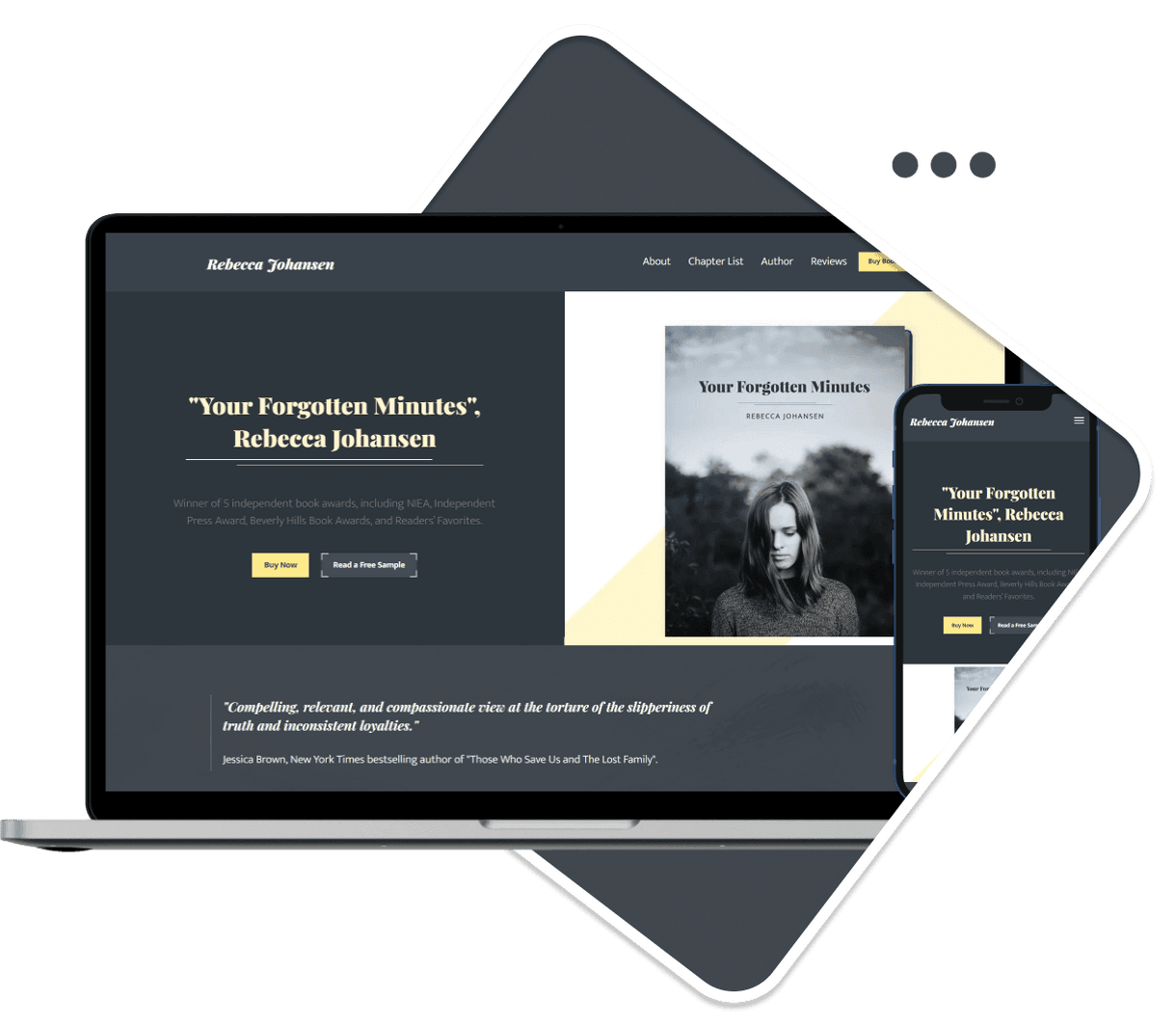 Free Book Website Templates | Weblium
