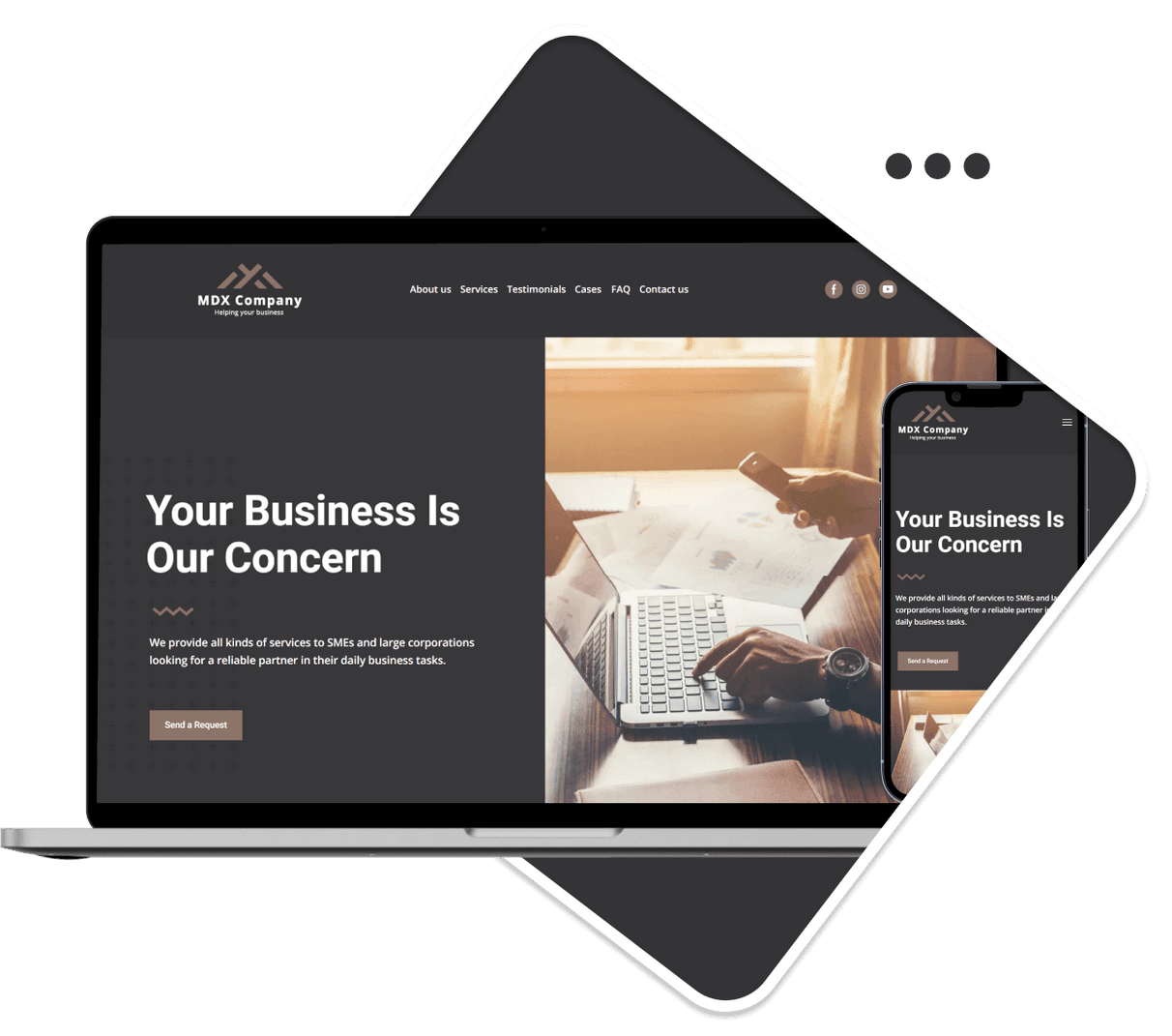 Business Card Website Templates | Weblium