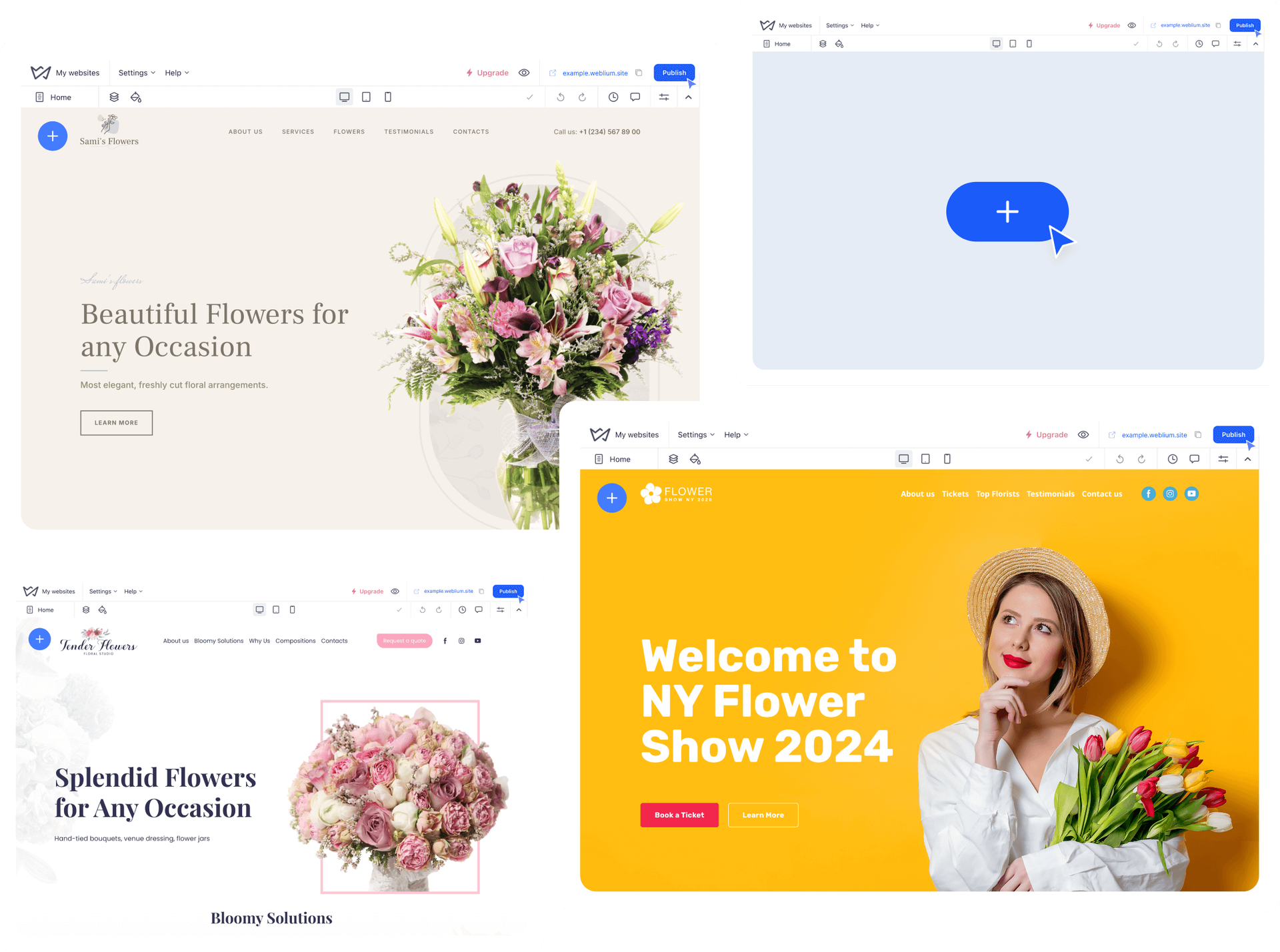 Free Florist Website Builder | Weblium